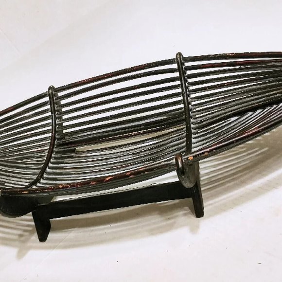 Hand Crafted | Design | Rare Antique Handmade Noahs Ark Basket Large ...
